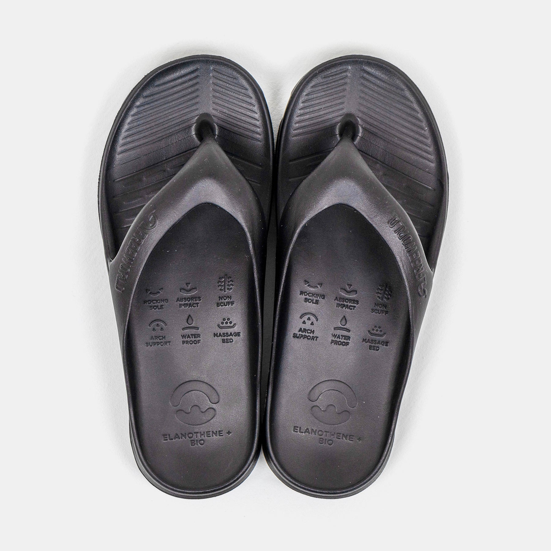 Freeworld Australia Recovery | Unisex Bio-Thong Black