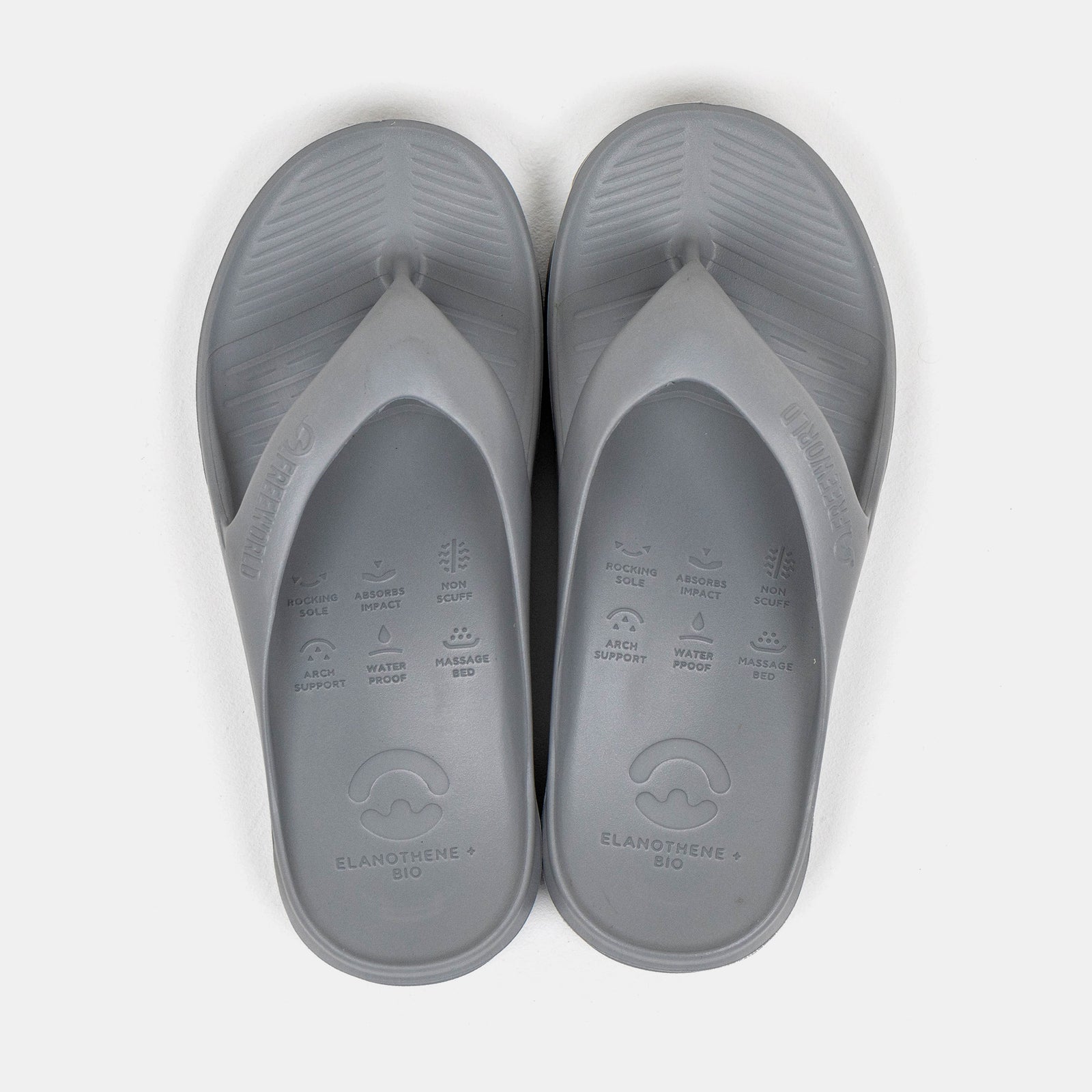 Freeworld Australia Recovery | Unisex Bio-Thong Light Grey